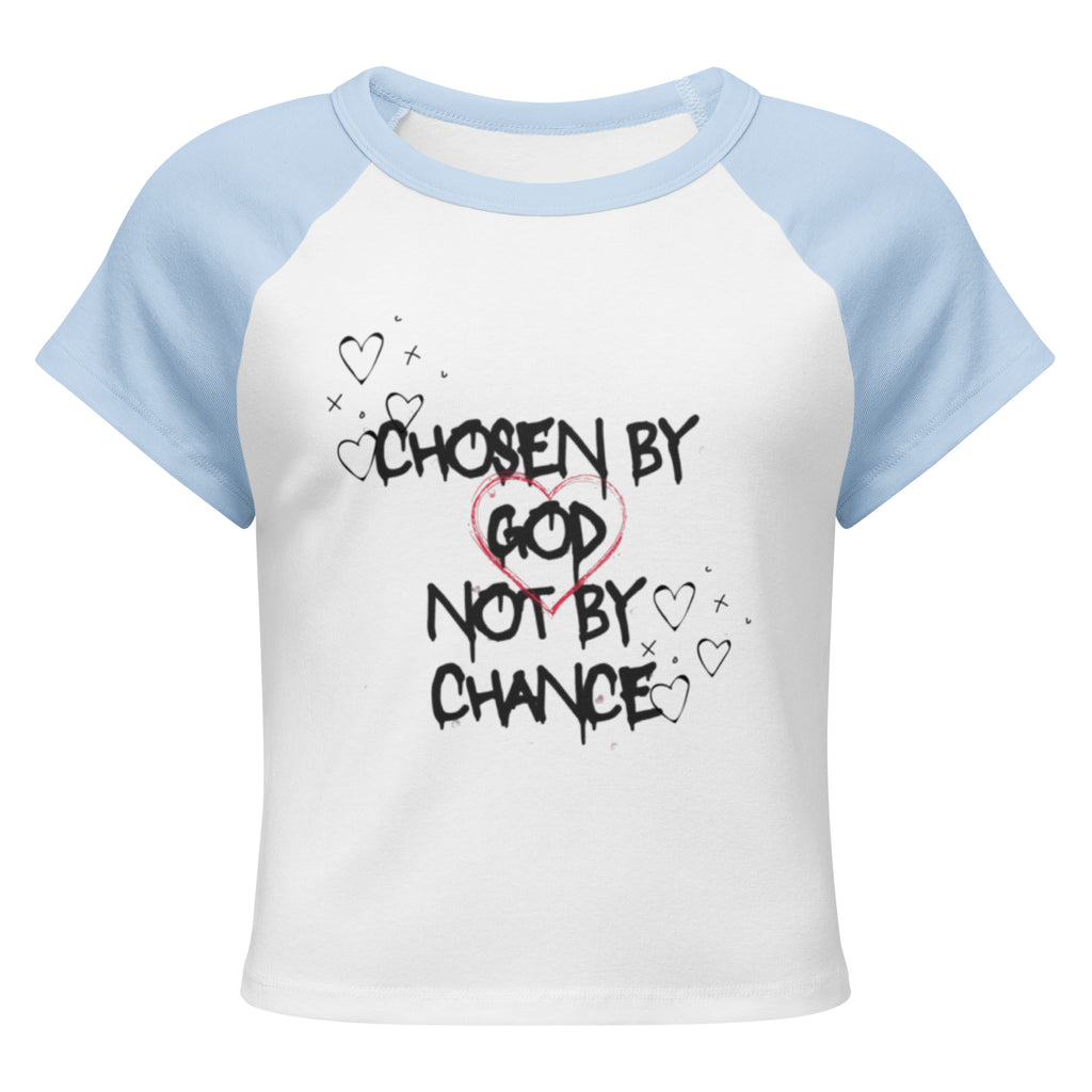 Women's Micro Rib Raglan Baby Tee - Faith & Love Graphic T-Shirt ...