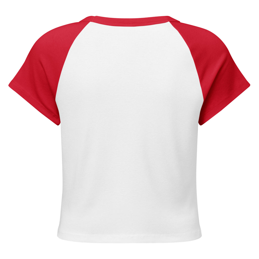 Women's Micro Rib Raglan Baby Tee - Faith & Love Graphic T-Shirt ...